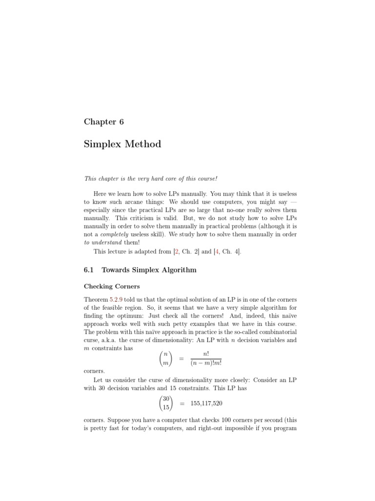 9b Simplex Operations Research | PDF | Mathematical Concepts | Mathematics