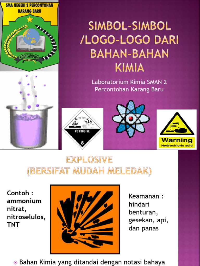 01.SIMBOL-SIMBOL Bahan Kimia Berbahaya | PDF