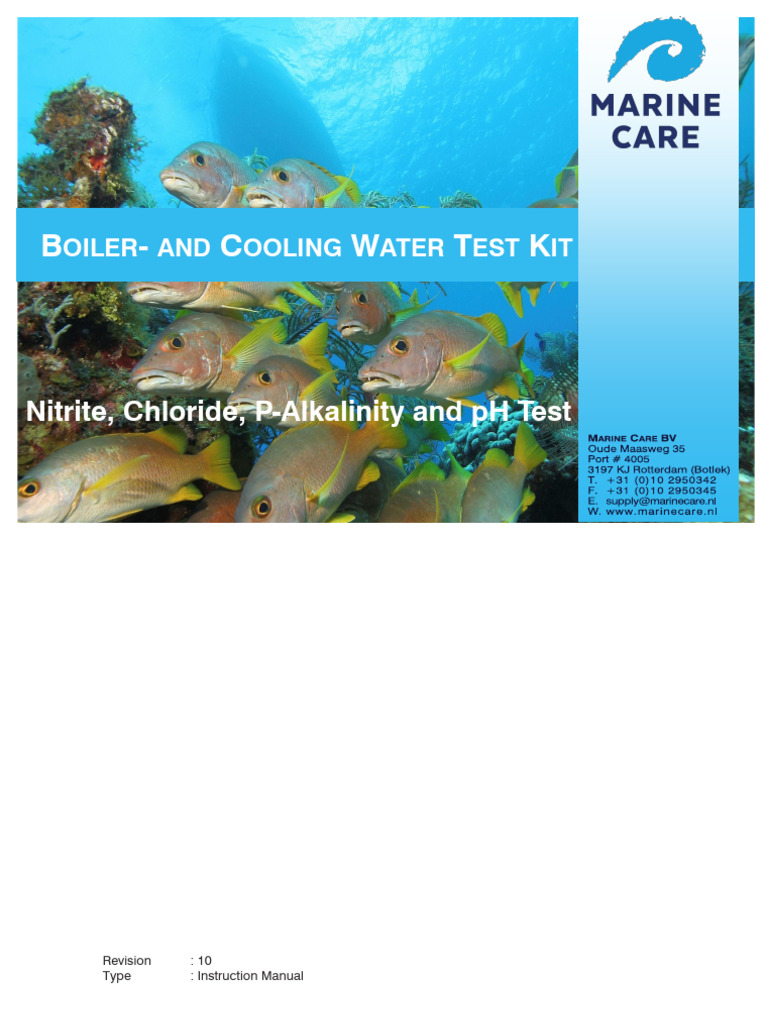 Boiler and Coolingwater Testkit Instructions | PDF | Boiler | Water
