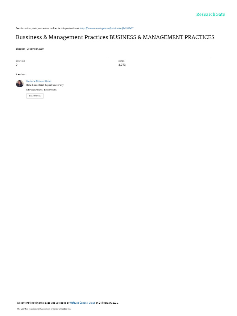 Bussiness & Management Practices BUSINESS & MANAGEMENT PRACTICES | PDF ...