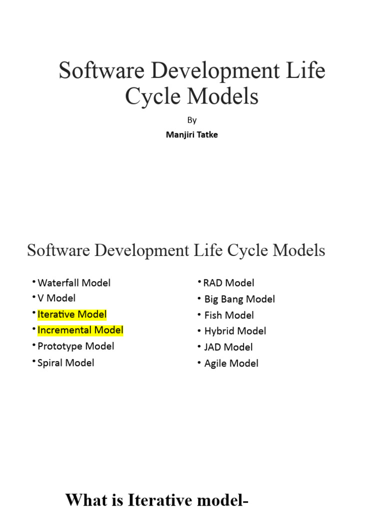 Software Development Models Guide | PDF | Software Development Process | Information Technology