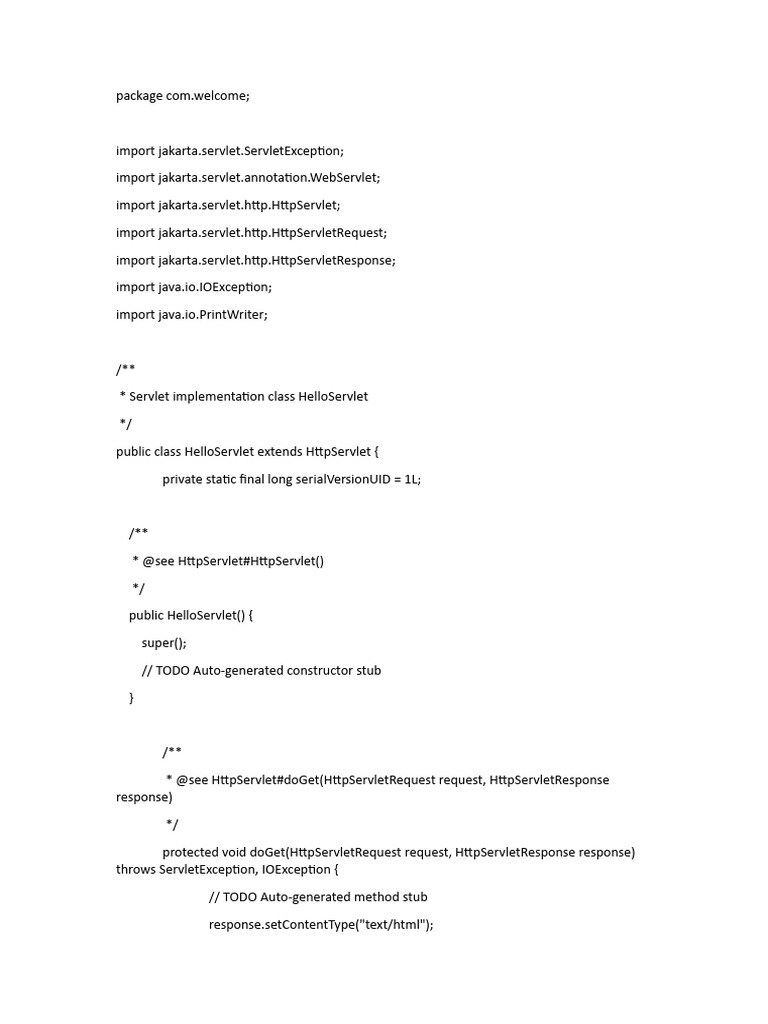 Khawla Servlet | PDF