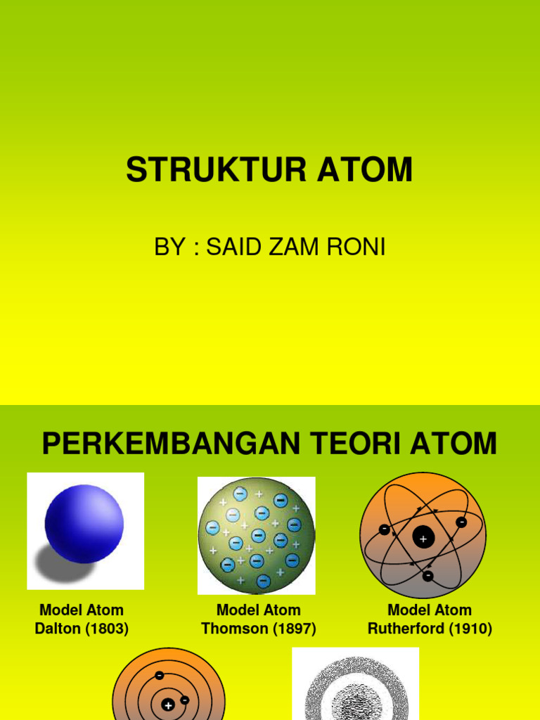 Struktur Atom | PDF