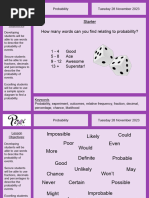 Grade 11 & 12 Probability Notes | PDF | Probability | Probability Theory