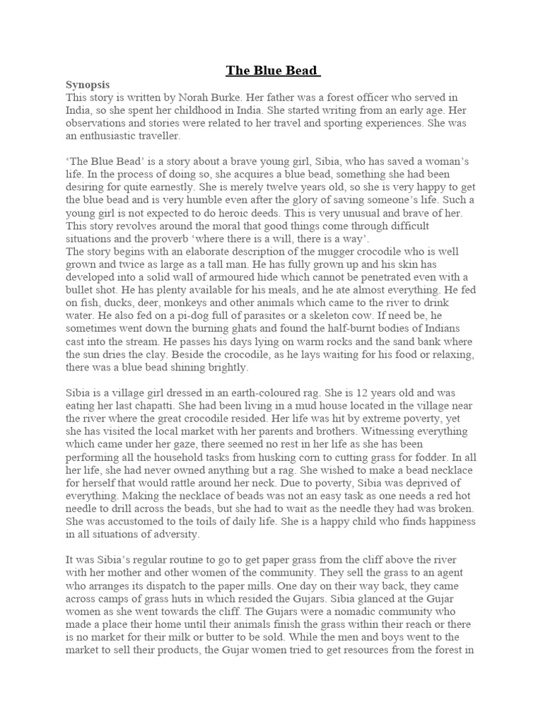 The Blue Bead Notes | PDF | Crocodile | Jewellery