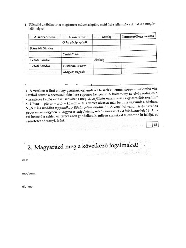 Dolgozat Csalad Otthon Nemzet | PDF