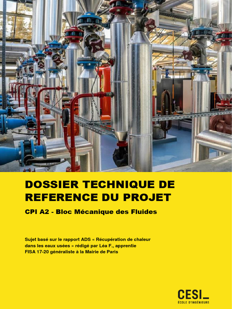 Dossier Technique de Reference Du Projet | PDF | Pompe à chaleur | Chaleur