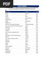 Iata Codes For Asia | PDF | Transport Companies | Civil Aviation
