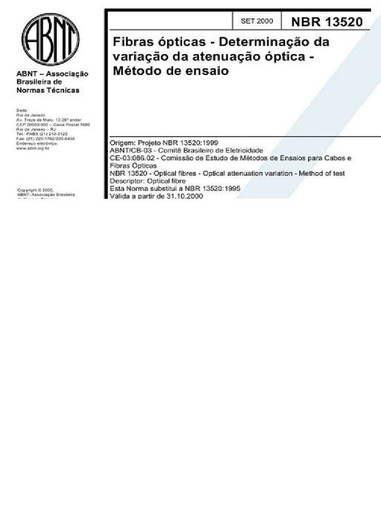 NBR 13520 | PDF