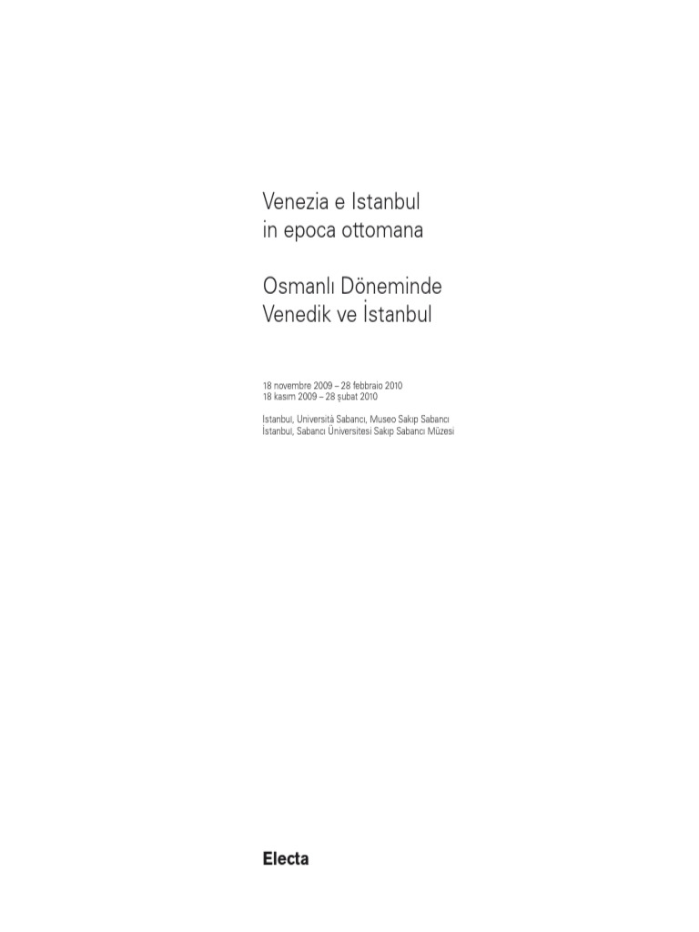 Venice and Turkey | PDF