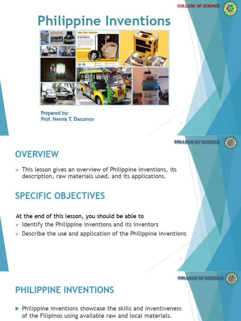 Chapter 5 Philippine Inventions | PDF