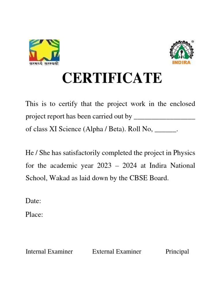 Certificate: Internal Examiner External Examiner Principal | PDF | Art ...
