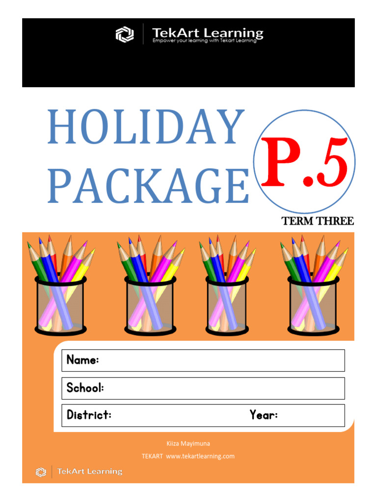 P.5 Holiday Package Term 3 2025 | PDF | Sheep | Uganda