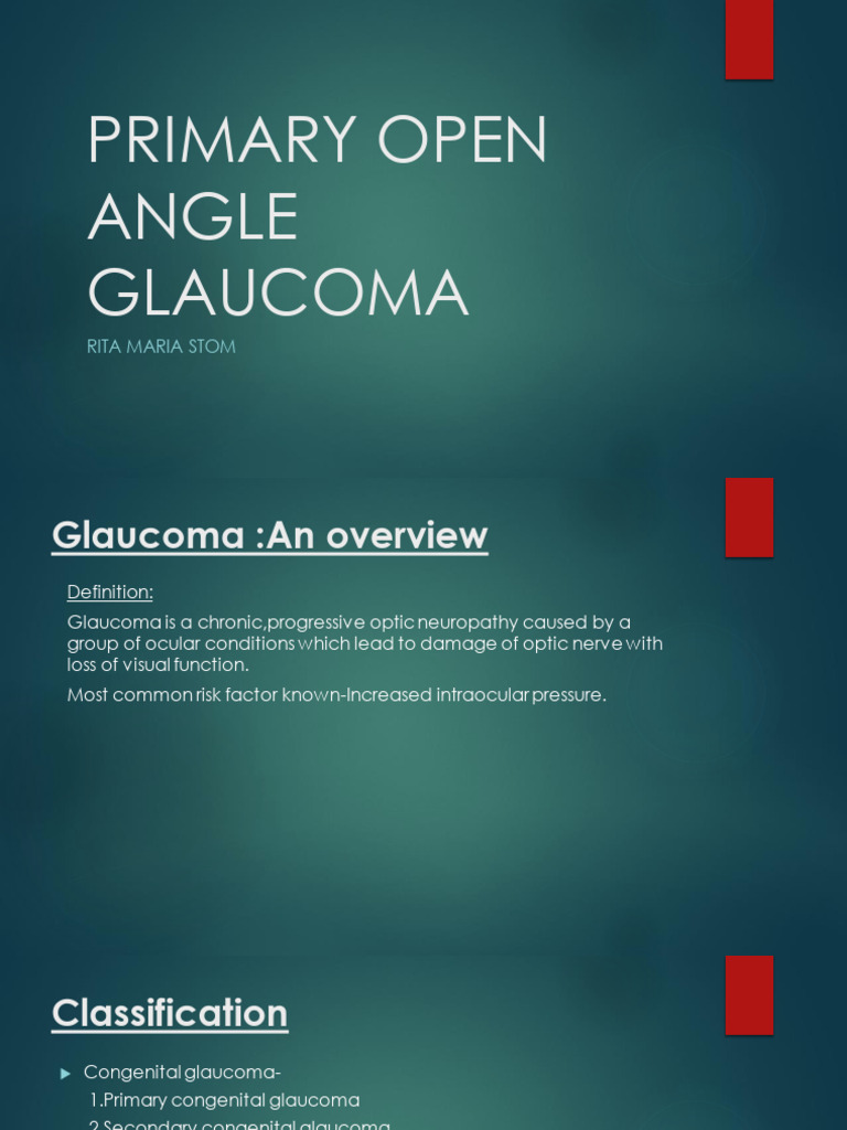 Glaucoma | PDF | Glaucoma | Visual System