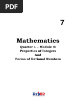 Properties of Rational Numbers | PDF