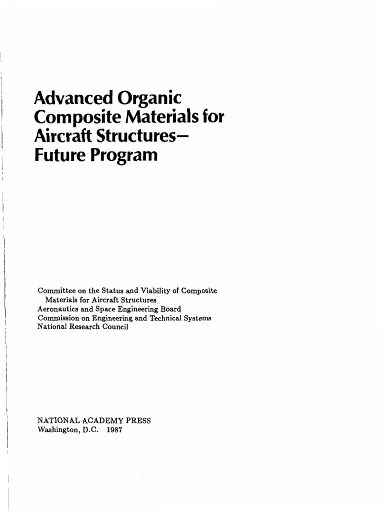 TD - NASA Advanced Composite For Aicraft Structures | PDF | Composite ...