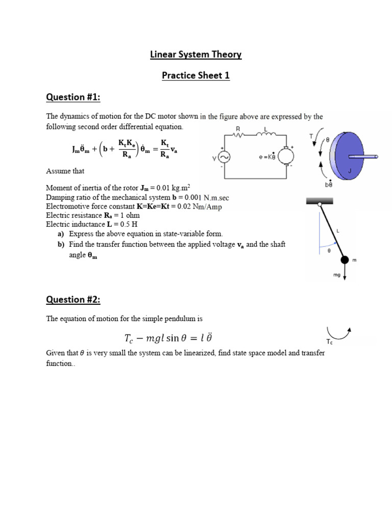Practice Sheet 1 | PDF | Electric Motor | Physics