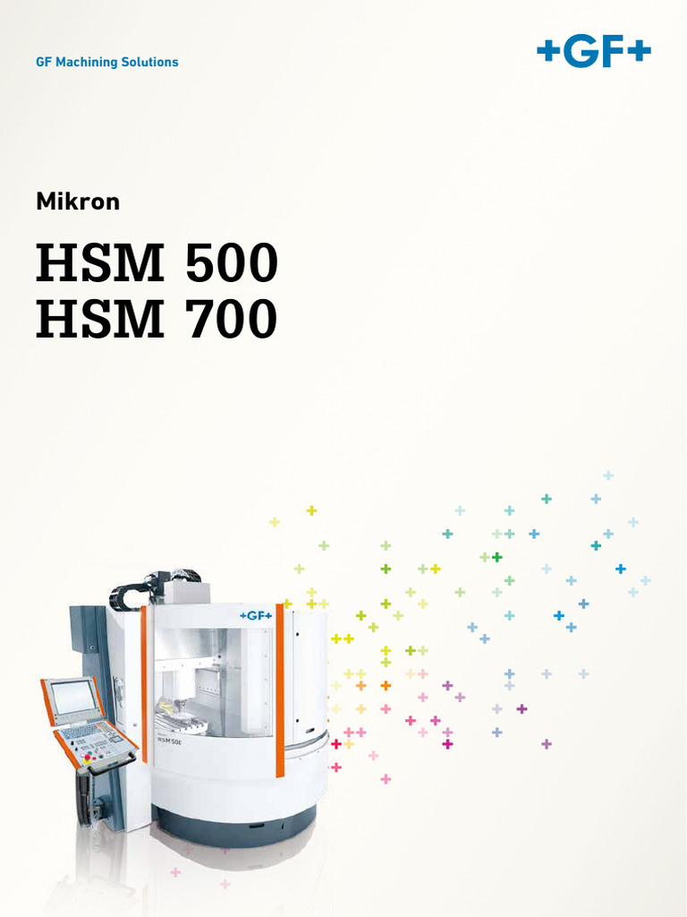 Mikron HSM 500/700 Precision Milling | PDF | Machining | Electric Motor