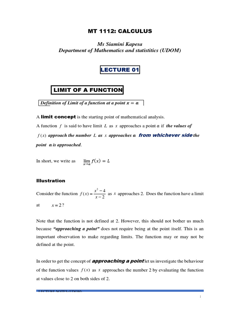 MT 1112 Calculus Group A | PDF | Function (Mathematics) | Functions And Mappings