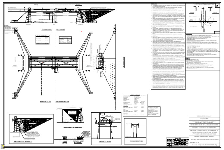 RDSO PSC Slab Drawing for Major Bridge | PDF | Concrete | Structural ...