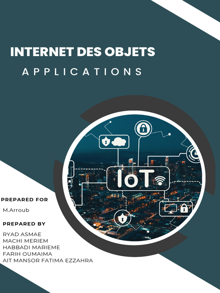 Applications IoT | PDF | Internet des objets | Informatique