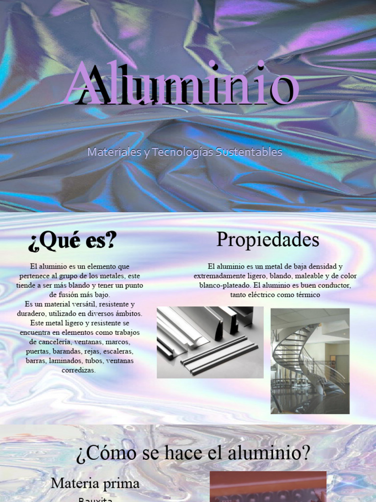 Aluminio | PDF | Aluminio | Óxido de aluminio