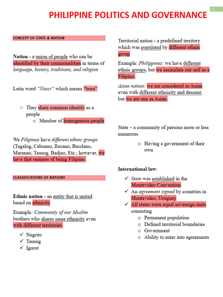 Polgov L4reviewer | PDF | Globalization | Nation