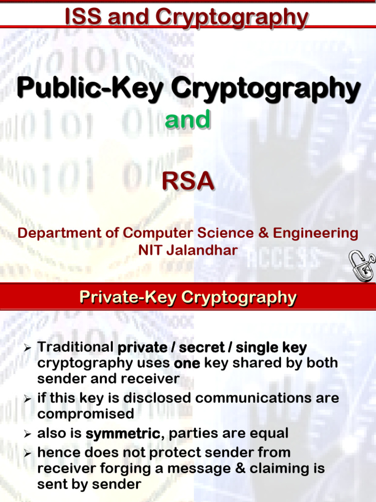 CSPC-307 RSA and Public Key Cryptography September 2023 | Download Free PDF | Public Key ...