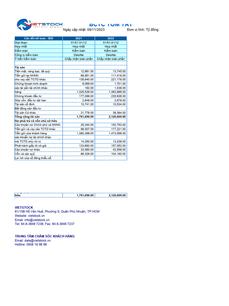 BIDV Financial Report | PDF