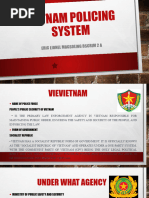 Vietnam Police System Overview | PDF | Police | Non Commissioned Officer