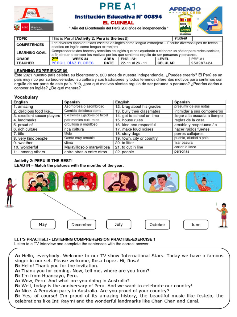 2° Ingles | PDF