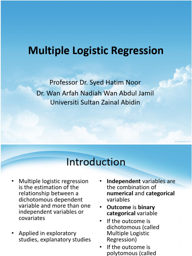 Multiple Logistic Regression (SPSS) 2021 | PDF | Logistic Regression | Regression Analysis