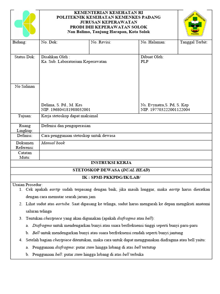 IK Stetoskop | PDF