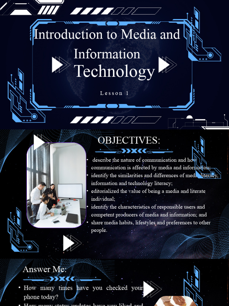 Mil 12 Lesson 1 | PDF | Communication | Behavioural Sciences