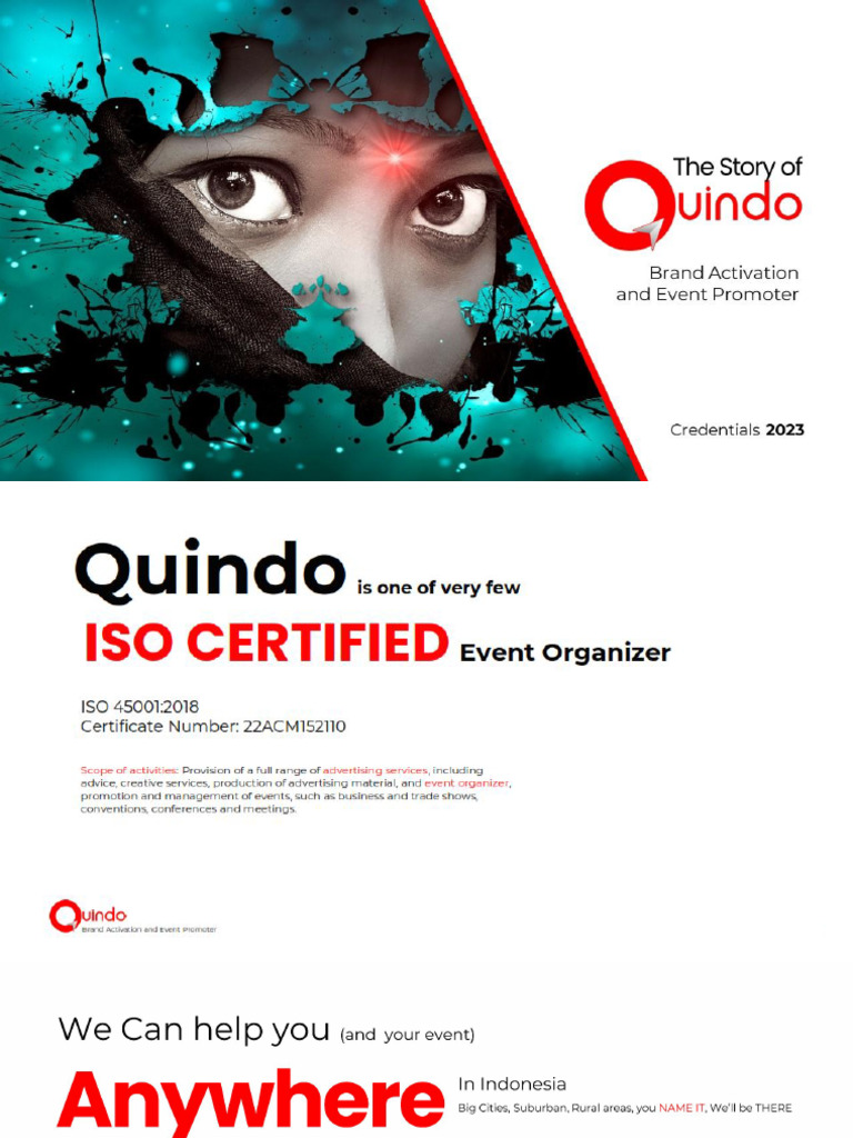 Company Profile of Quindo 2023 | PDF
