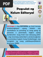 Feature Writing Filipino Example | PDF