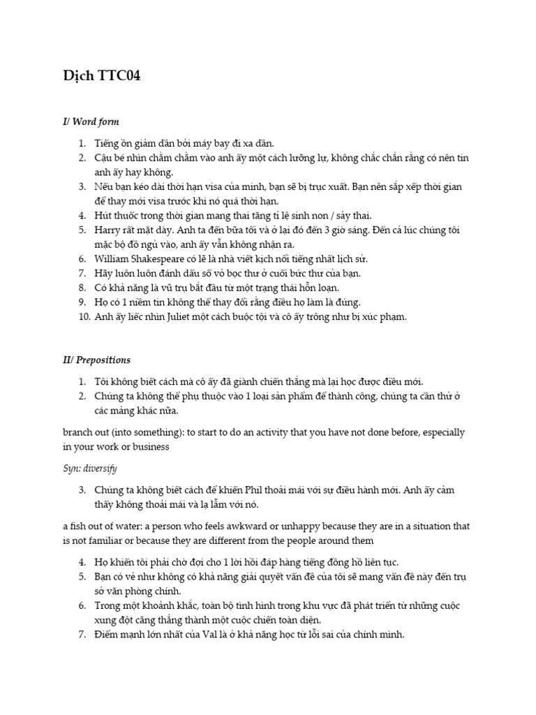 ttc 04 1923a5.1 word form đến điền từ | PDF