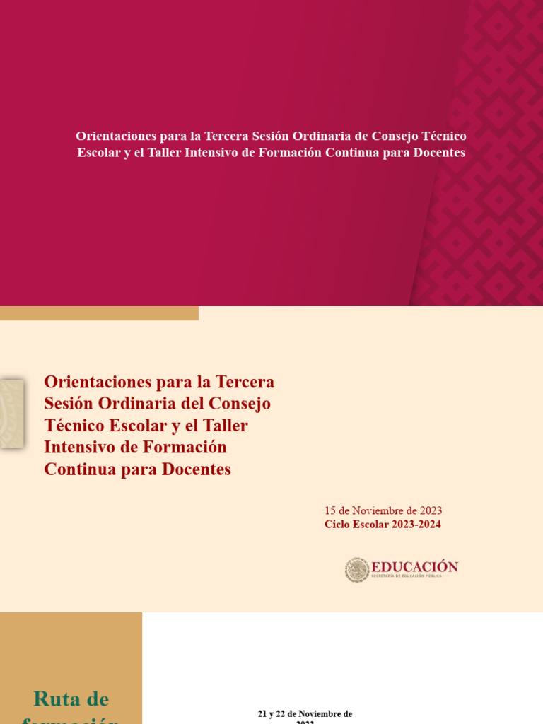 Diapositivas CTE. 3a Sesión | PDF | Educación de la primera infancia ...