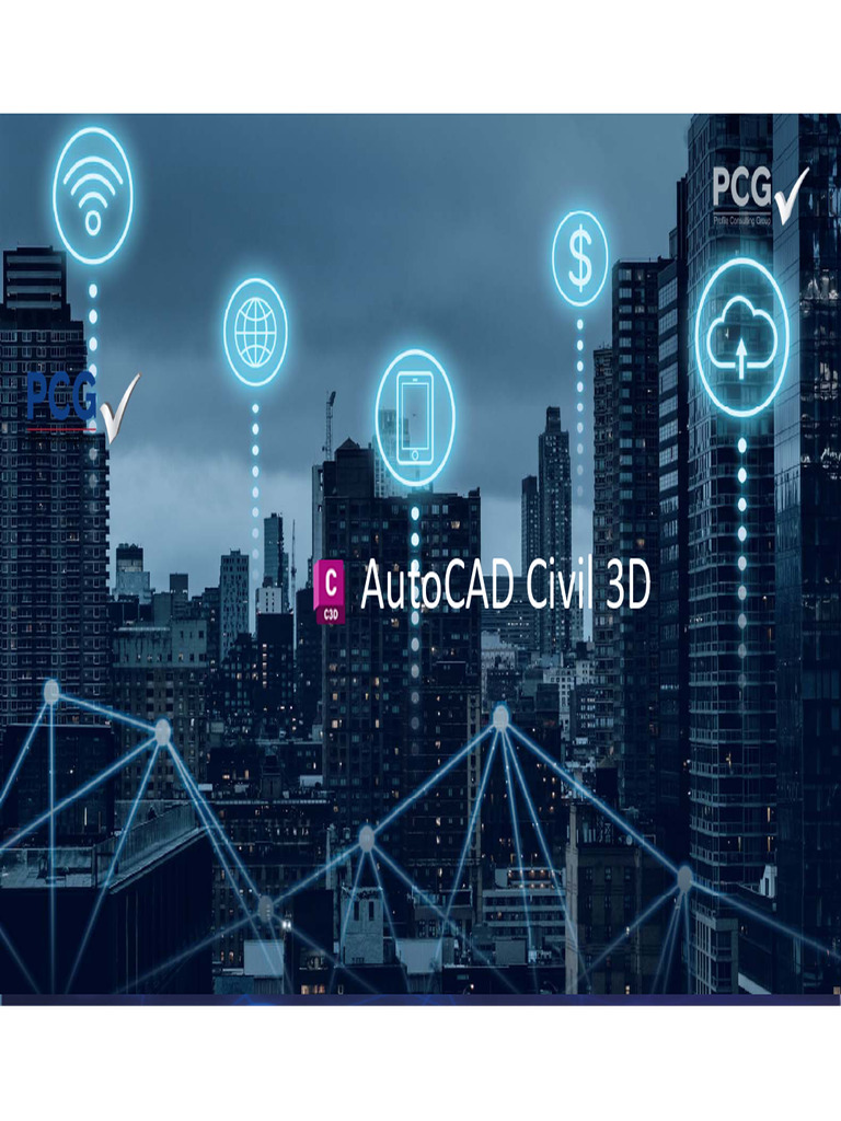 01 PCG AutoCAD Civil 3D | PDF | Cad automático | Interfaces gráficas de usuario
