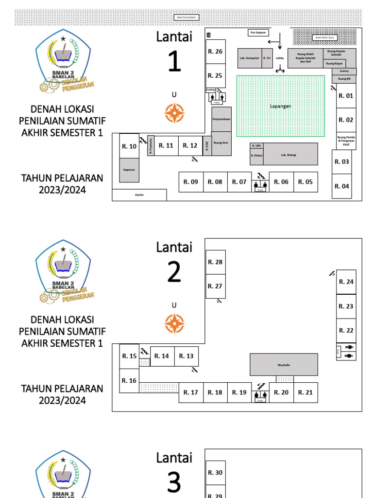 Denah Lokasi Psas 1 - 2023 | PDF