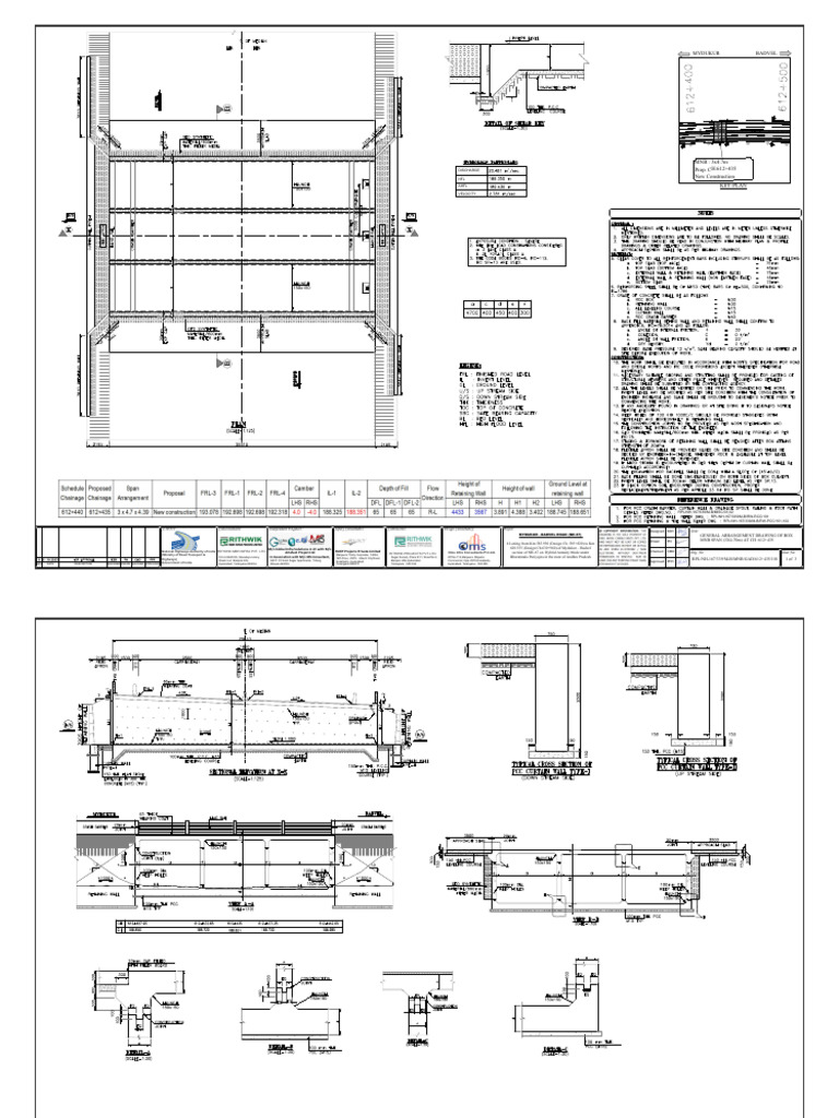 MNB Drawing-612+435 (3x4.7x4.39m) | PDF | Streets And Roads | Routes