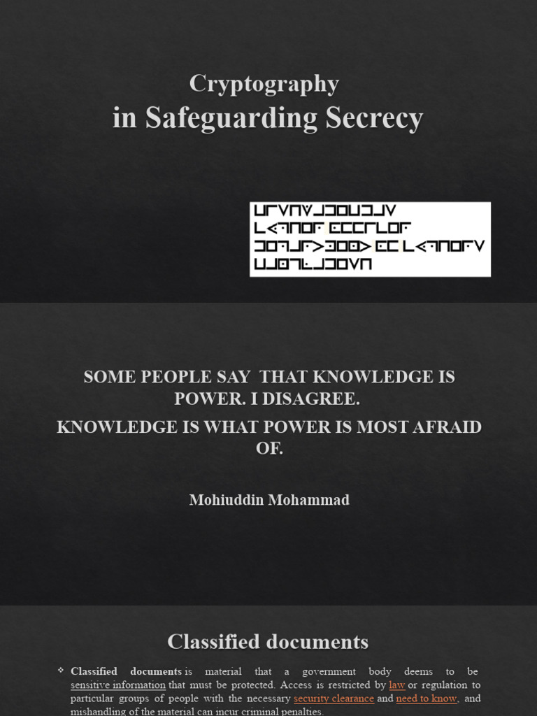 Role Of Cryptography Pdf Cryptography Encryption