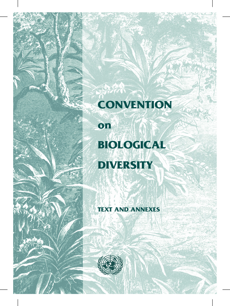 CBD en | PDF | Conservation Biology | Biodiversity