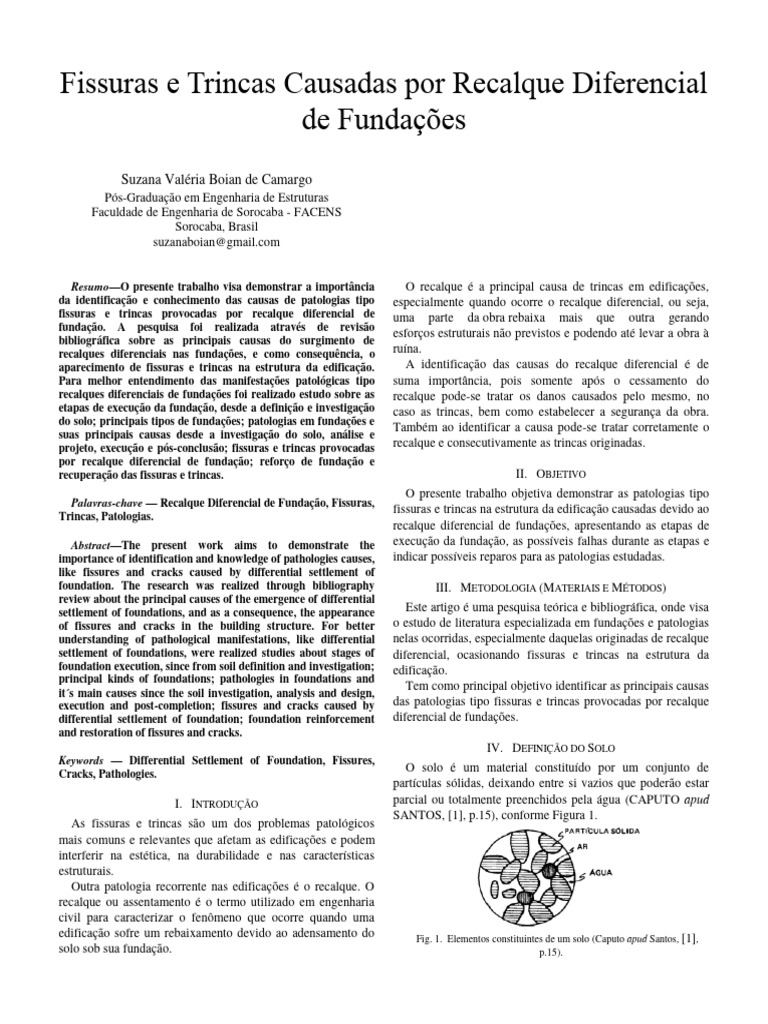 Recalque Diferencial | PDF | Solo | Fundação (Engenharia)