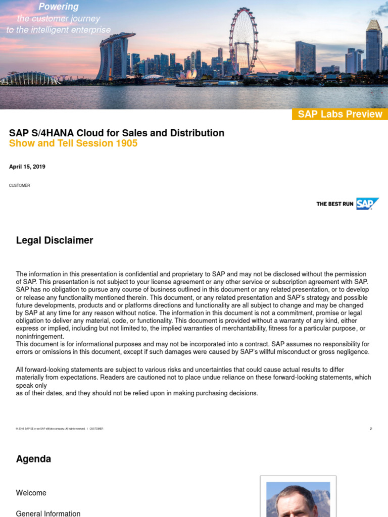 1905 Show and Tell Sales and Distribution | PDF | Sales | Cloud Computing