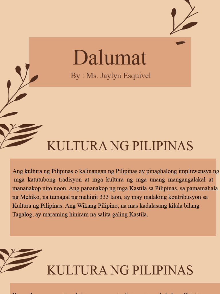 DALUMAT | PDF
