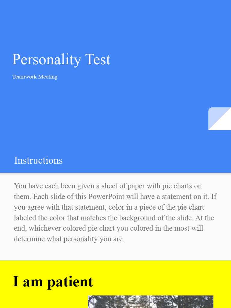 3 Teamwork Personality | PDF