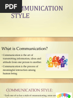 Communication Styles &matrix | PDF | Communication | Psychology