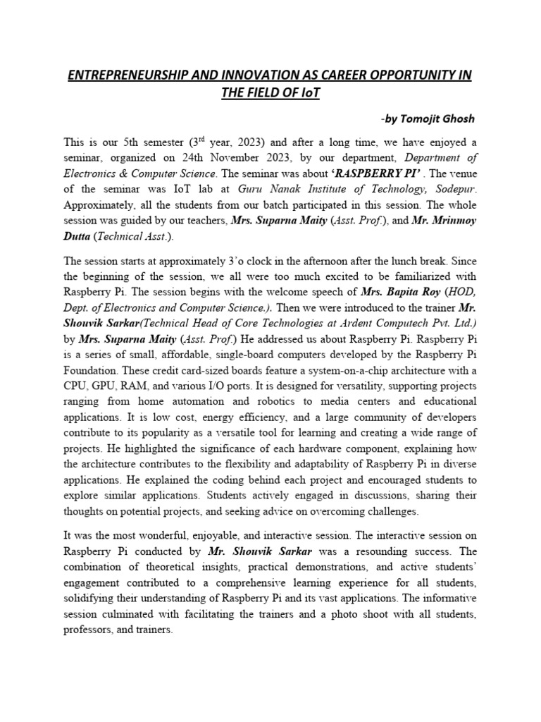 Raspberry Pi | PDF | Raspberry Pi | Computer Engineering