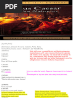 Act 1 Scene 2 Line by Line Explanation | PDF | Mark Antony | Julius Caesar